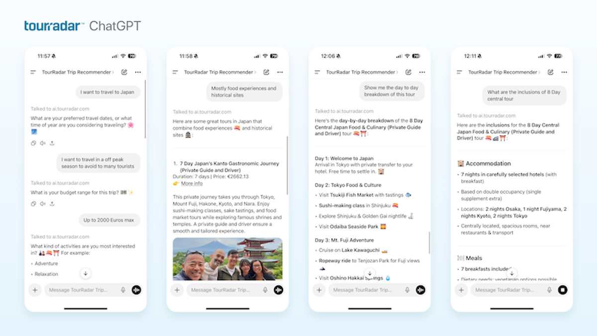 TourRadar launches ‘AI Discovery’ ChatGPT, Instagram, MCP integrations | PhocusWire
